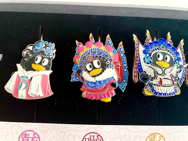 6 Peking Opera China Drama Metal Bookmarks, Various Characters, in ...