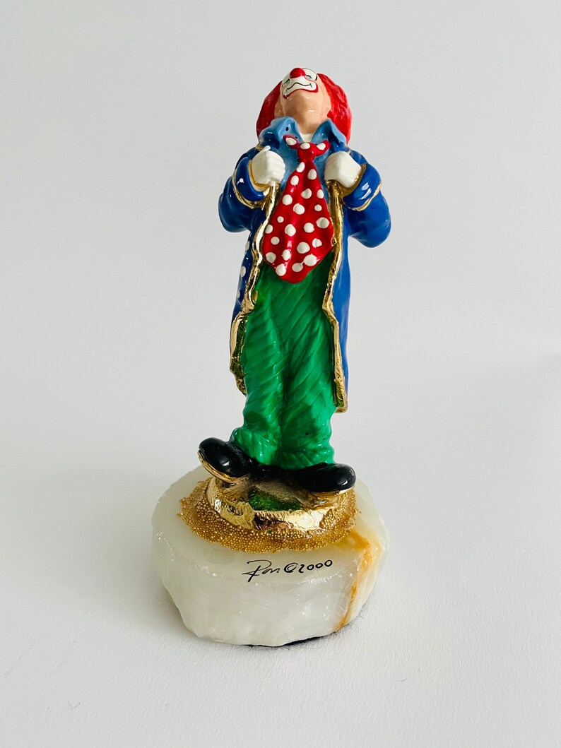 Spiffy Clown by Ron Lee Clown Sculpture 2000 - Etsy