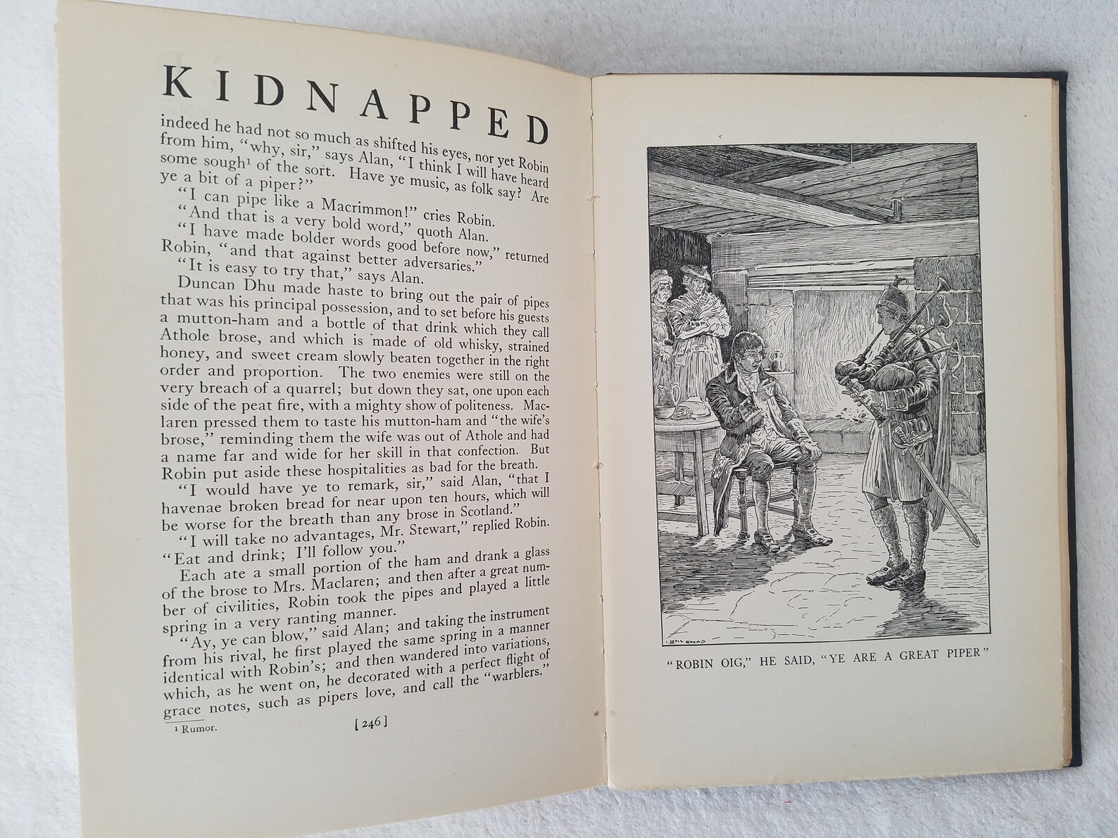 Kidnapped by Robert Louis Stevenson - 1921 by Harper Brothers - Vintage ...