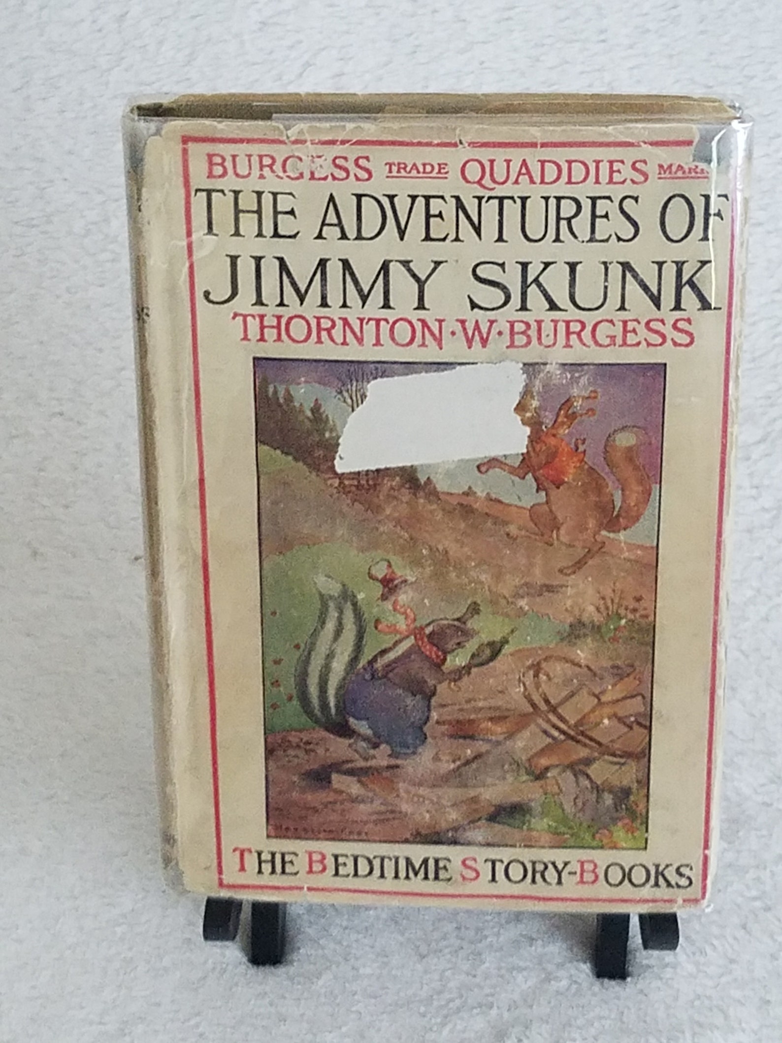 The Adventures of Jimmy Skunk by Thorton Burgess, With Dust Jacket ...