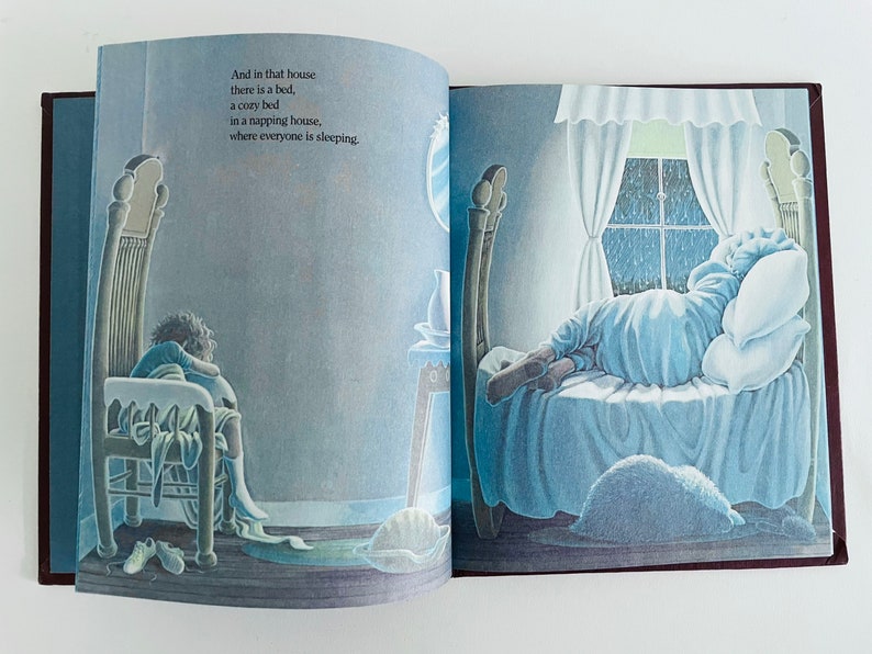 1984 the Napping House by Audrey Wood, Childrens Book - Etsy