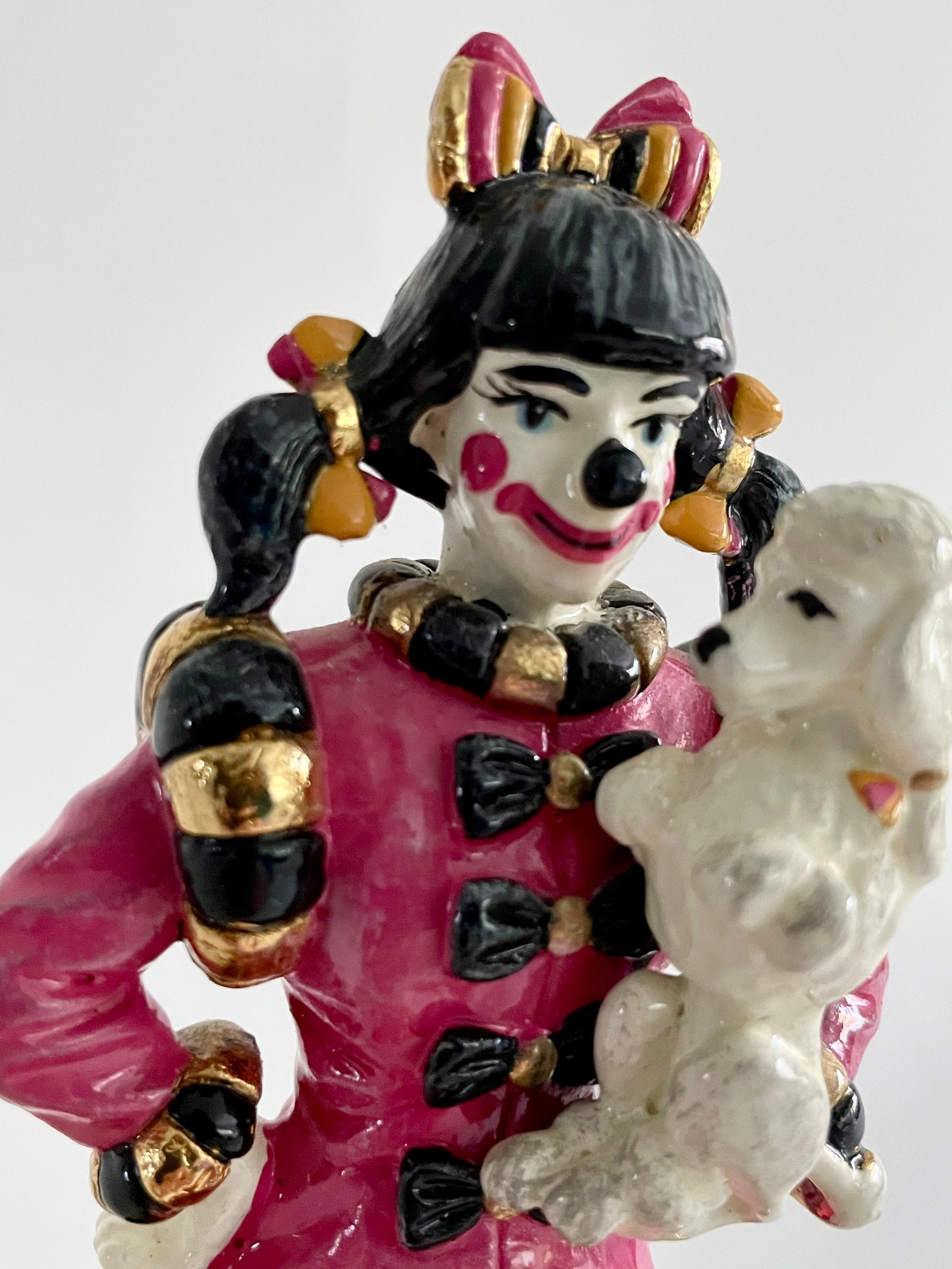 Ron Lee poodles Clown Sculpture, Signed Limited Edition, Signed by the ...