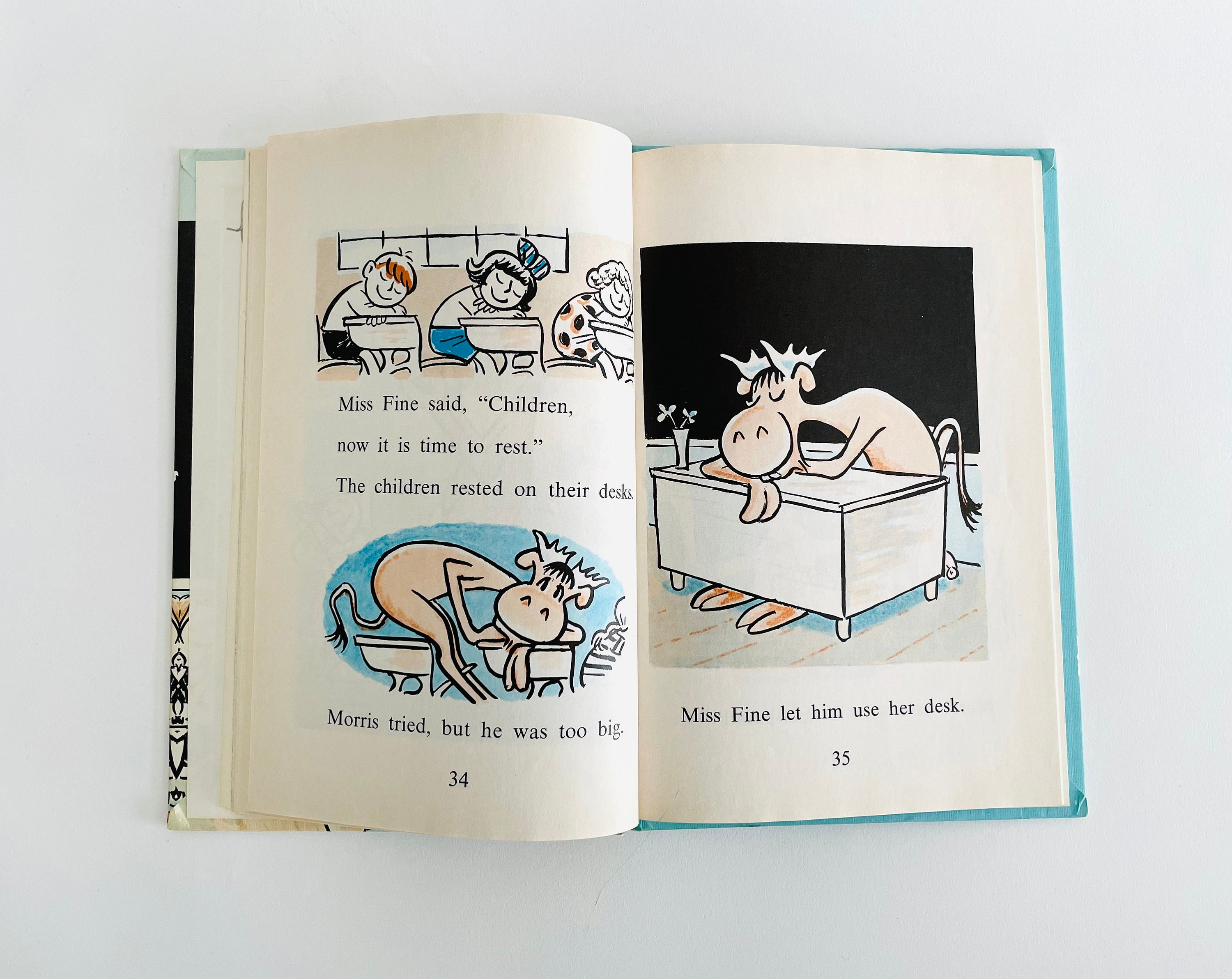 1970 Morris Goes to School by B. Wiseman, Hard Cover Childrens Book - Etsy