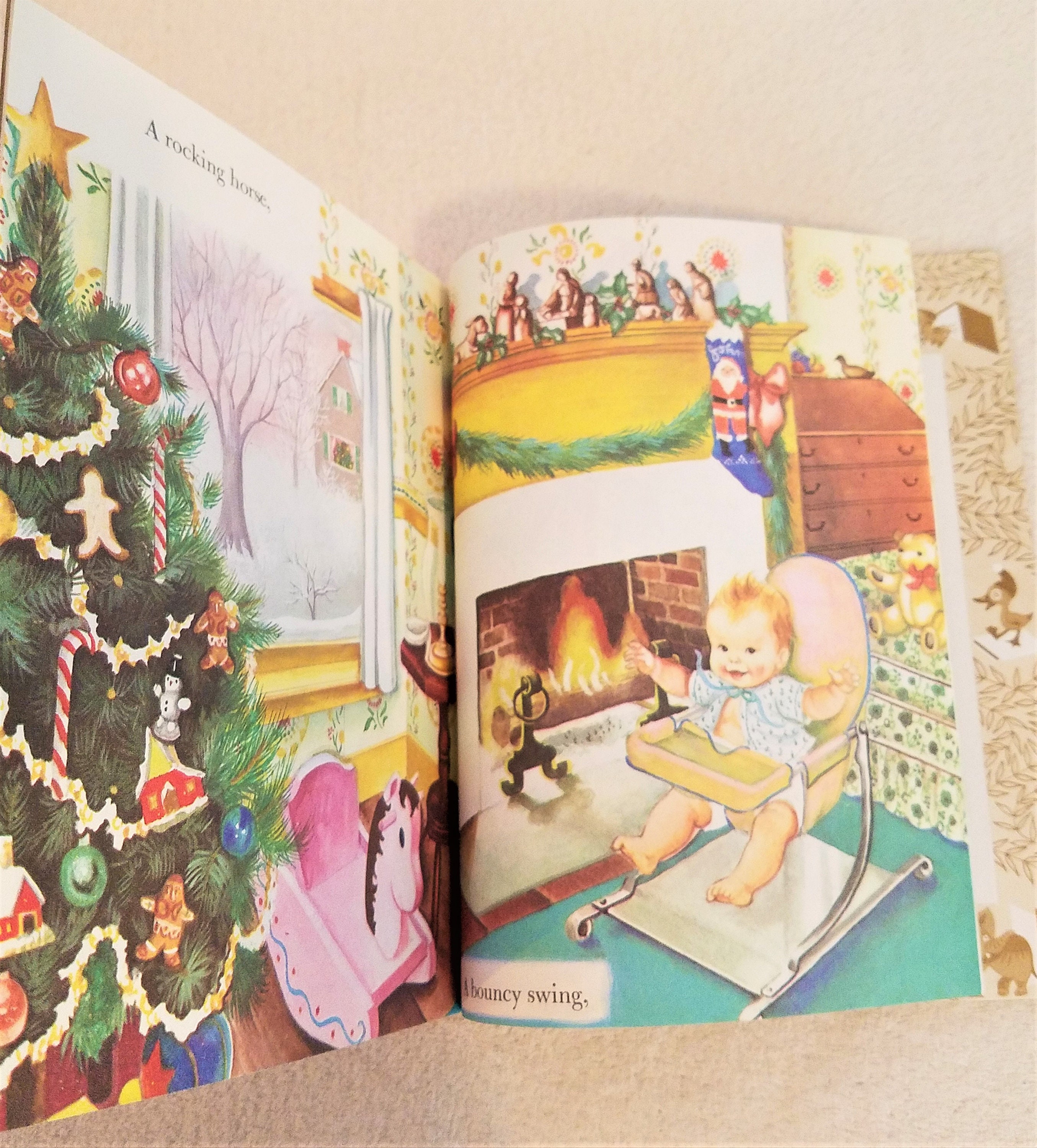 1959 Baby's Christmas Little Golden Book by Esther Wilkin - Vintage ...
