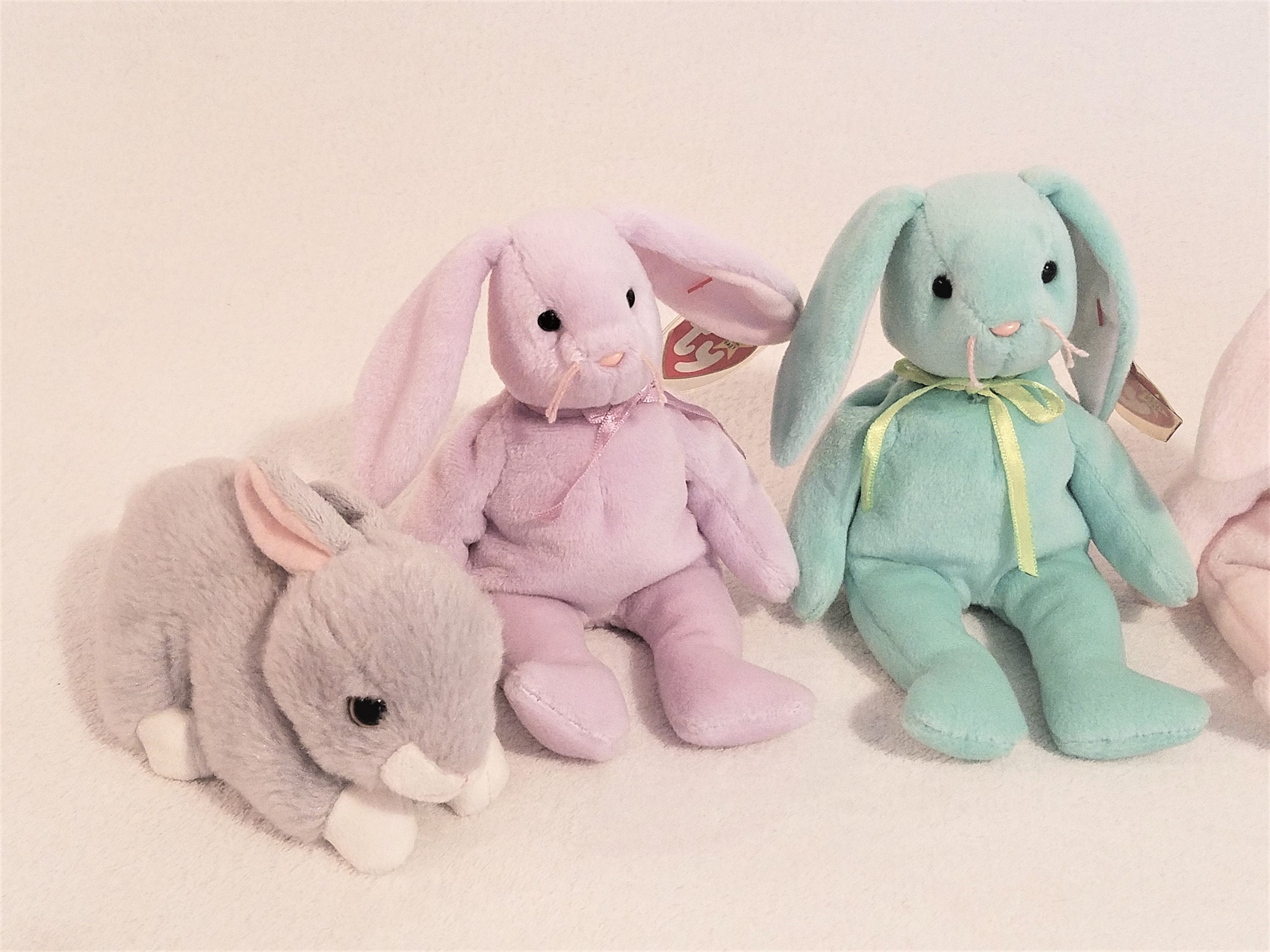 Bunny Original TY Beanie Baby, Hippity Bunny, Hoppity Bunny, Floppity ...