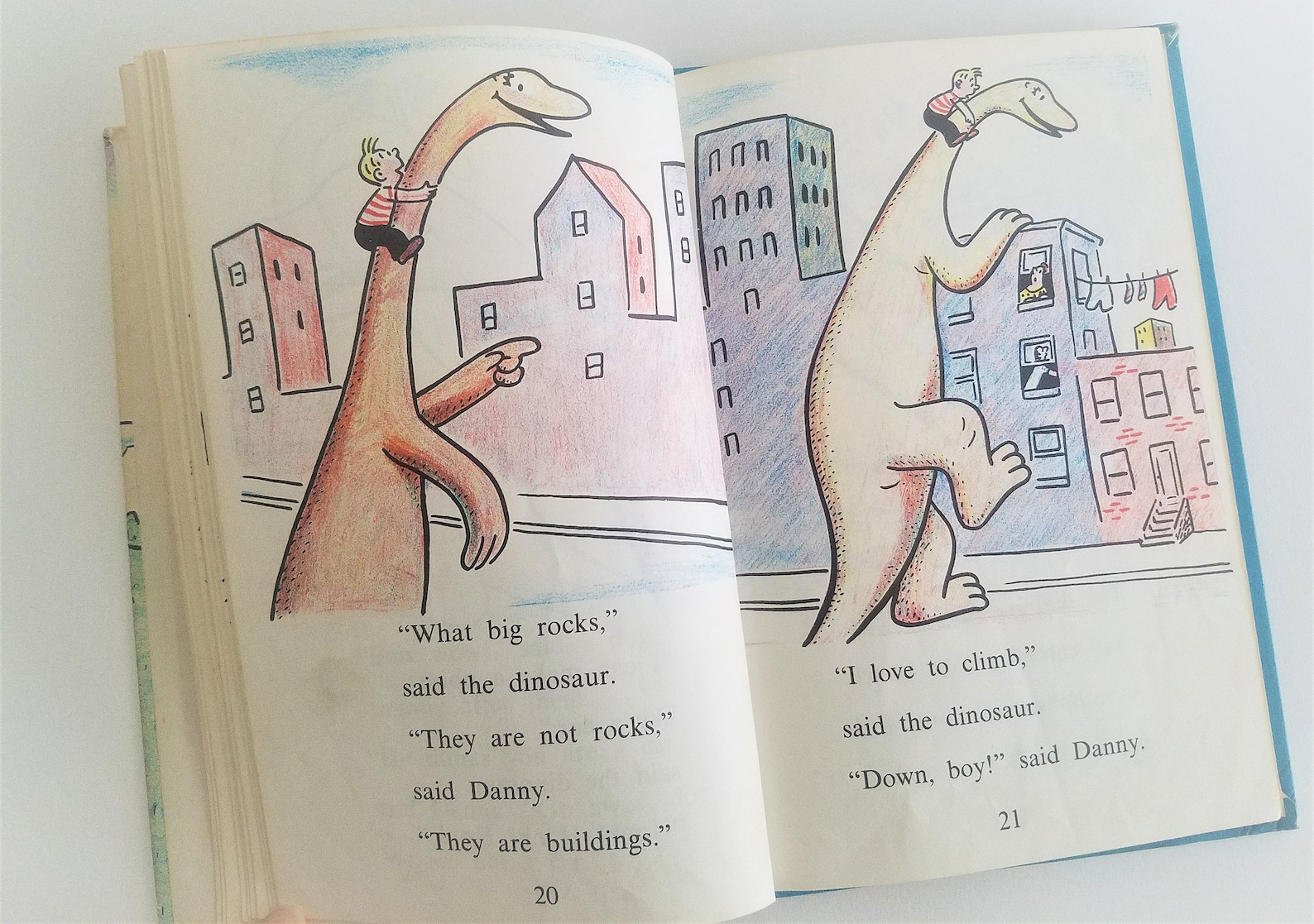 1978 Danny and the Dinosaur Vintage Childrens Book Hard - Etsy
