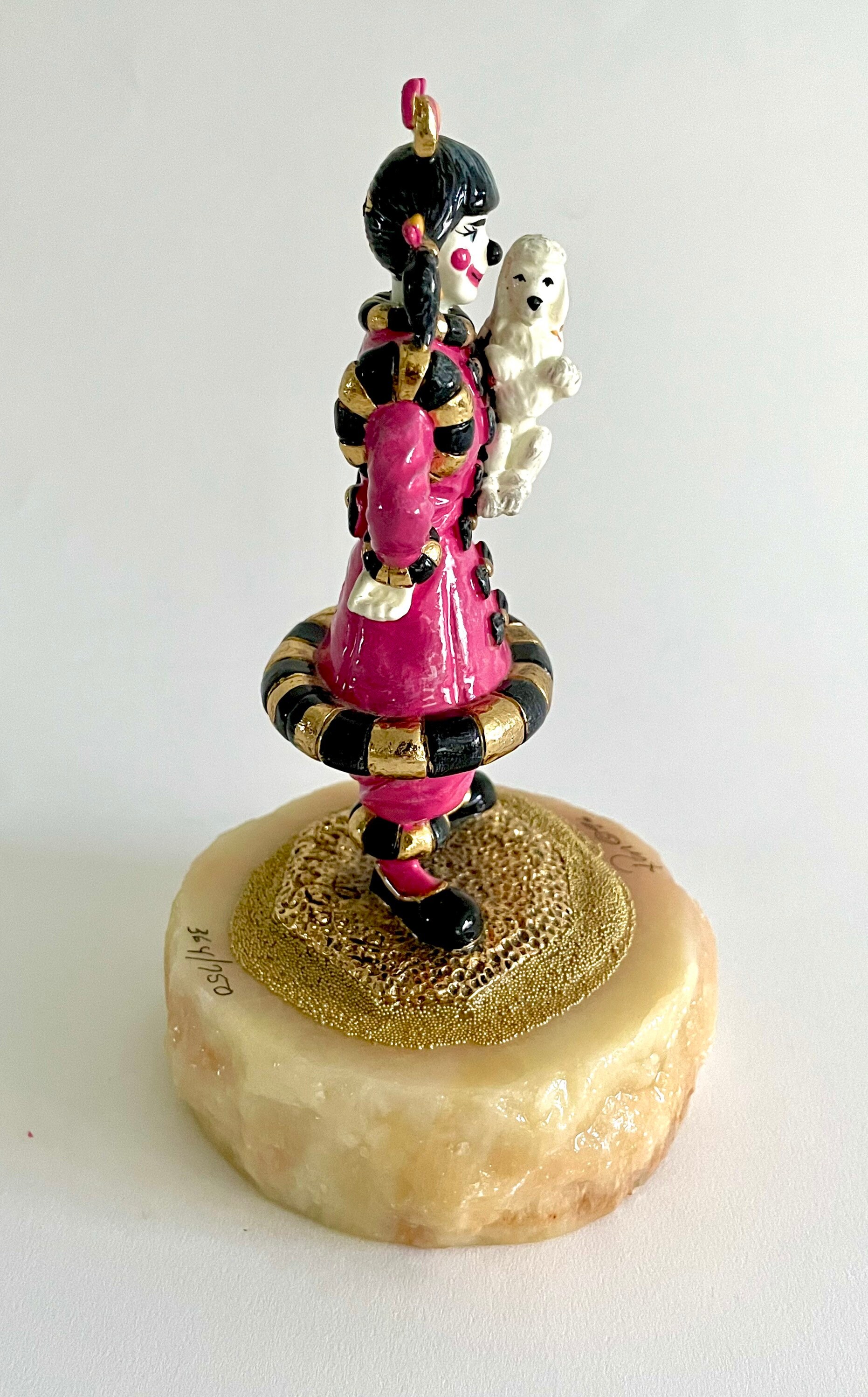 Ron Lee poodles Clown Sculpture, Signed Limited Edition, Signed by the ...