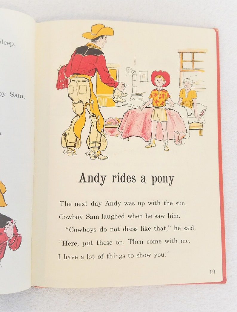 Cowboy Andy First Edition Children's Book 1959 by Edna | Etsy