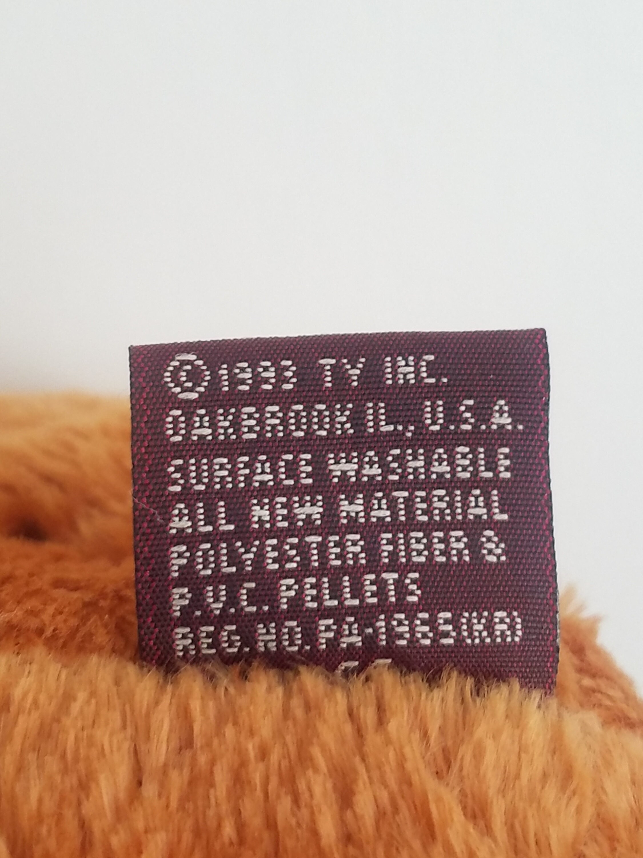 1993 Original "carson" TY Beanie Baby, Original Swing Tag and Tush Tag ...