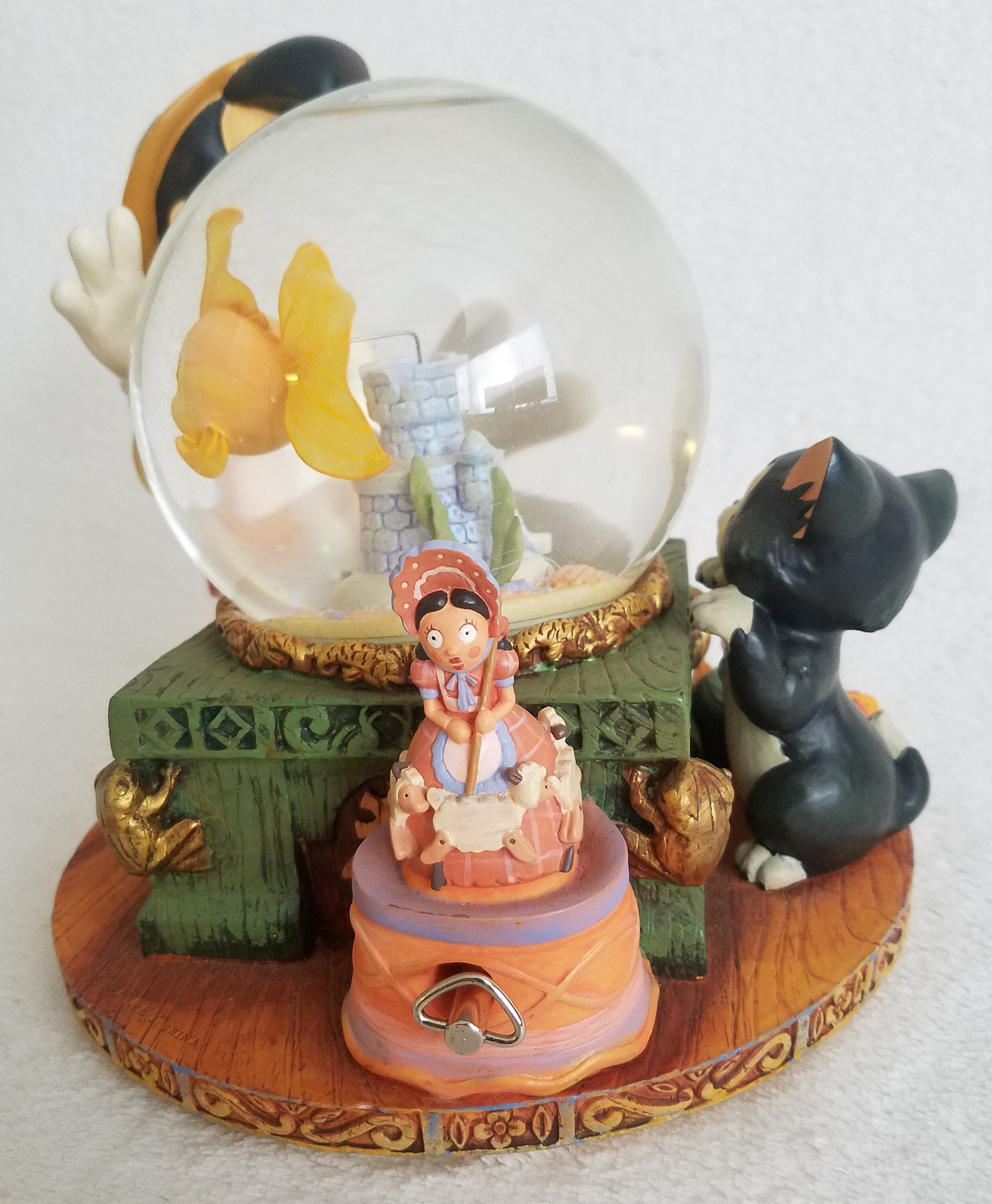 Pinocchio Snow Globe, Unique Music Box That Plays "toyland" by Victor ...