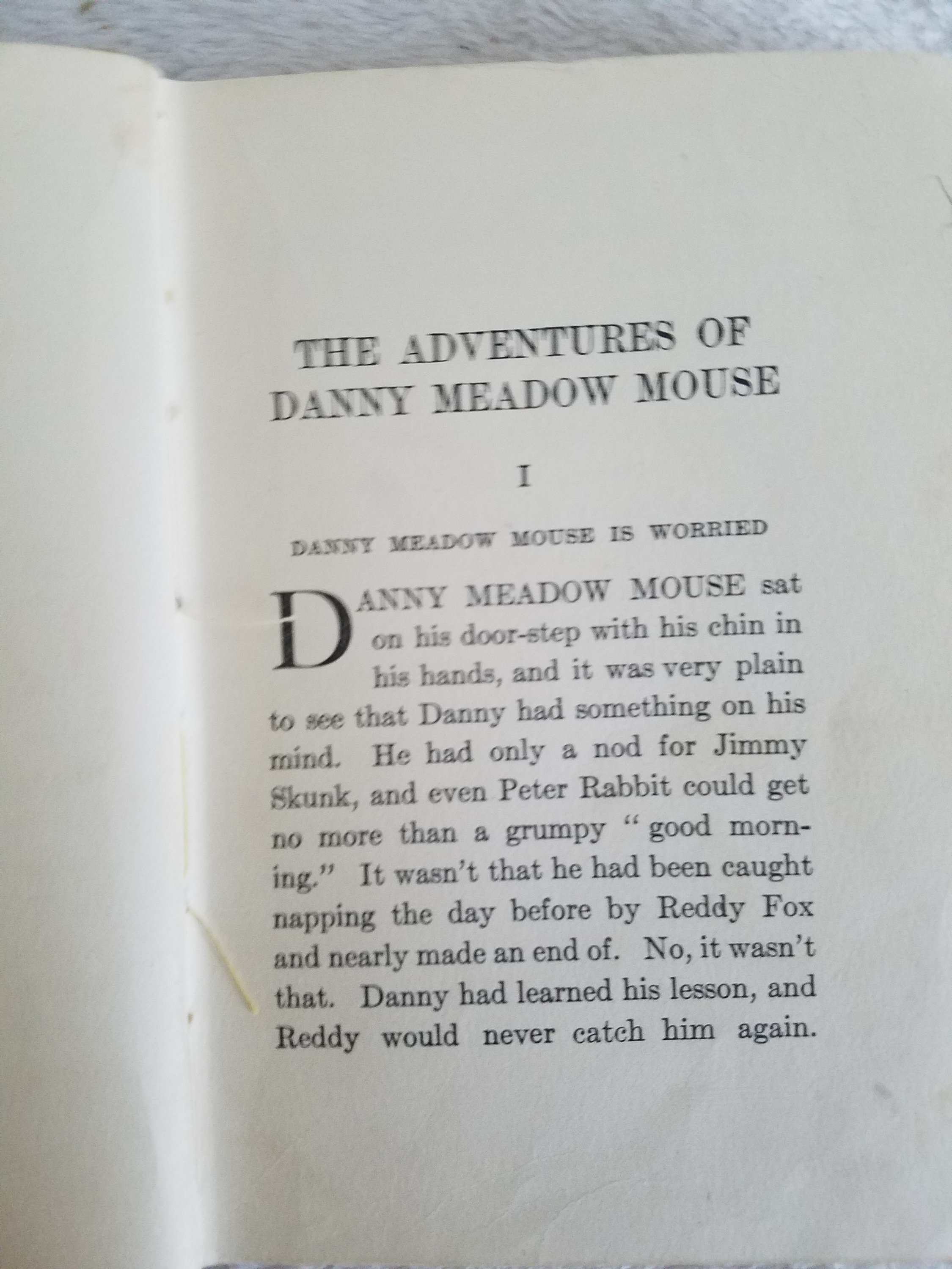 The Adventures of Danny Meadow Mouse by Thornton W. Burgess - Etsy