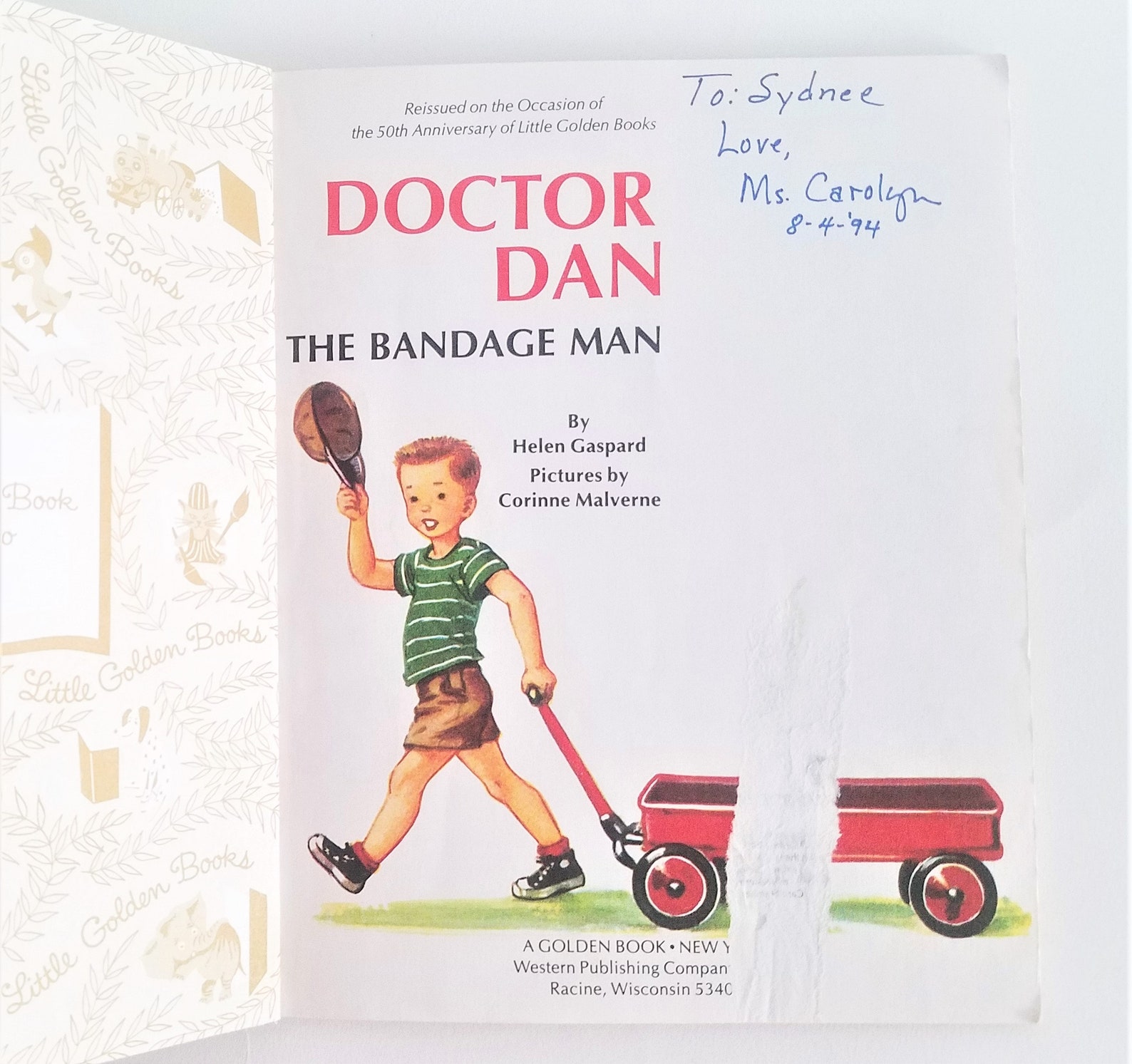 Doctor Dan the Bandage Man "little Golden Book" Children's Book - Etsy