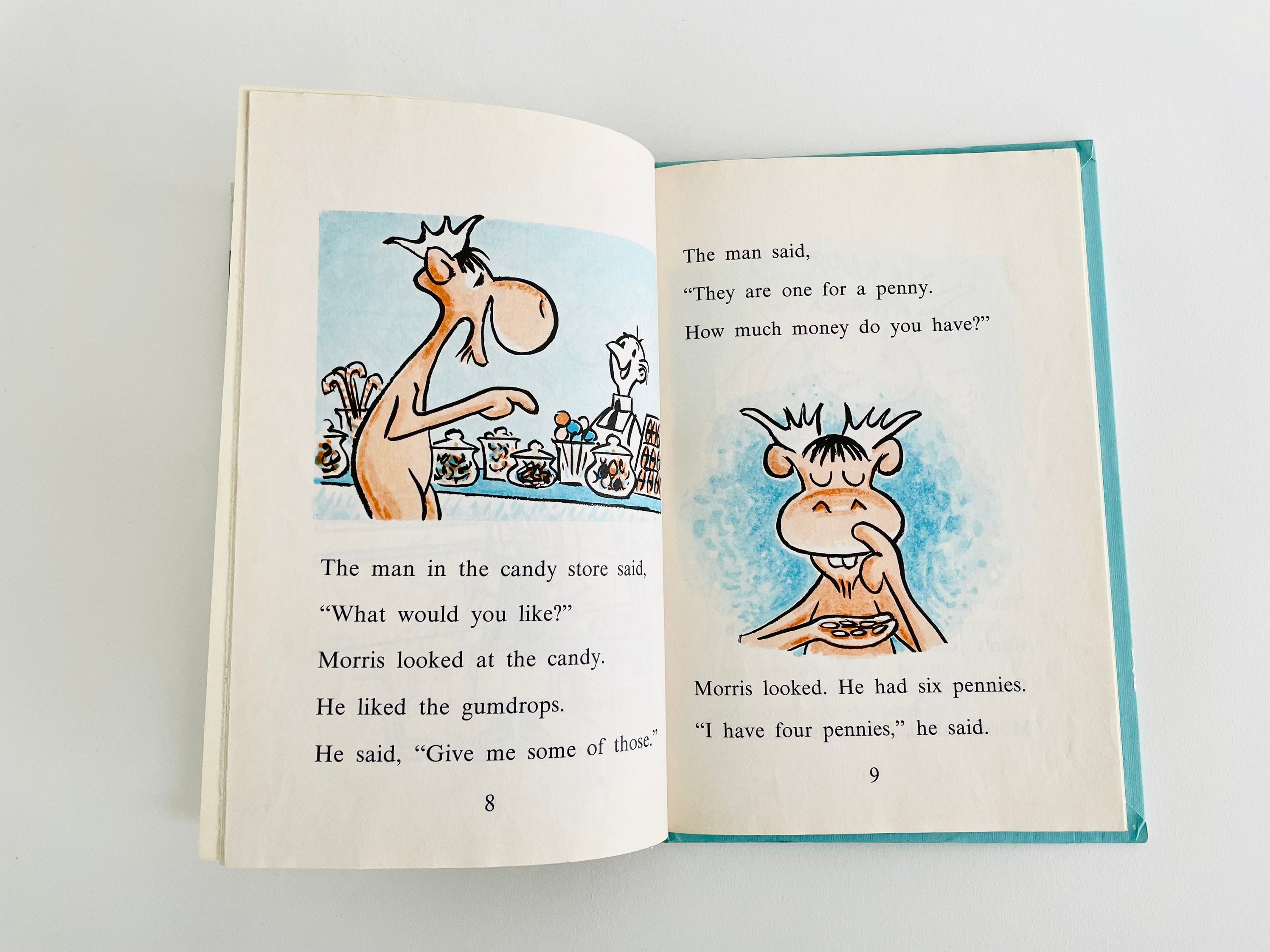 1970 Morris Goes to School by B. Wiseman, Hard Cover Childrens Book - Etsy