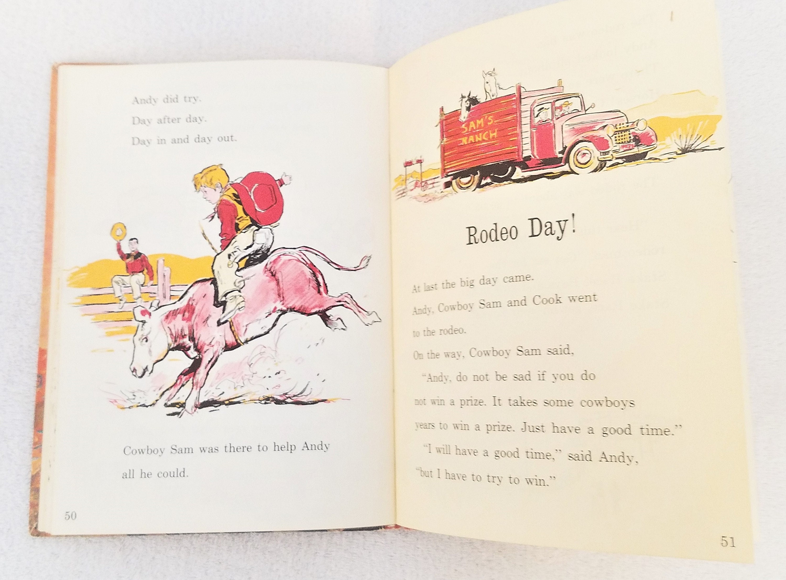 Buy Cowboy Andy First Edition Children's Book 1959, by Edna Walker ...