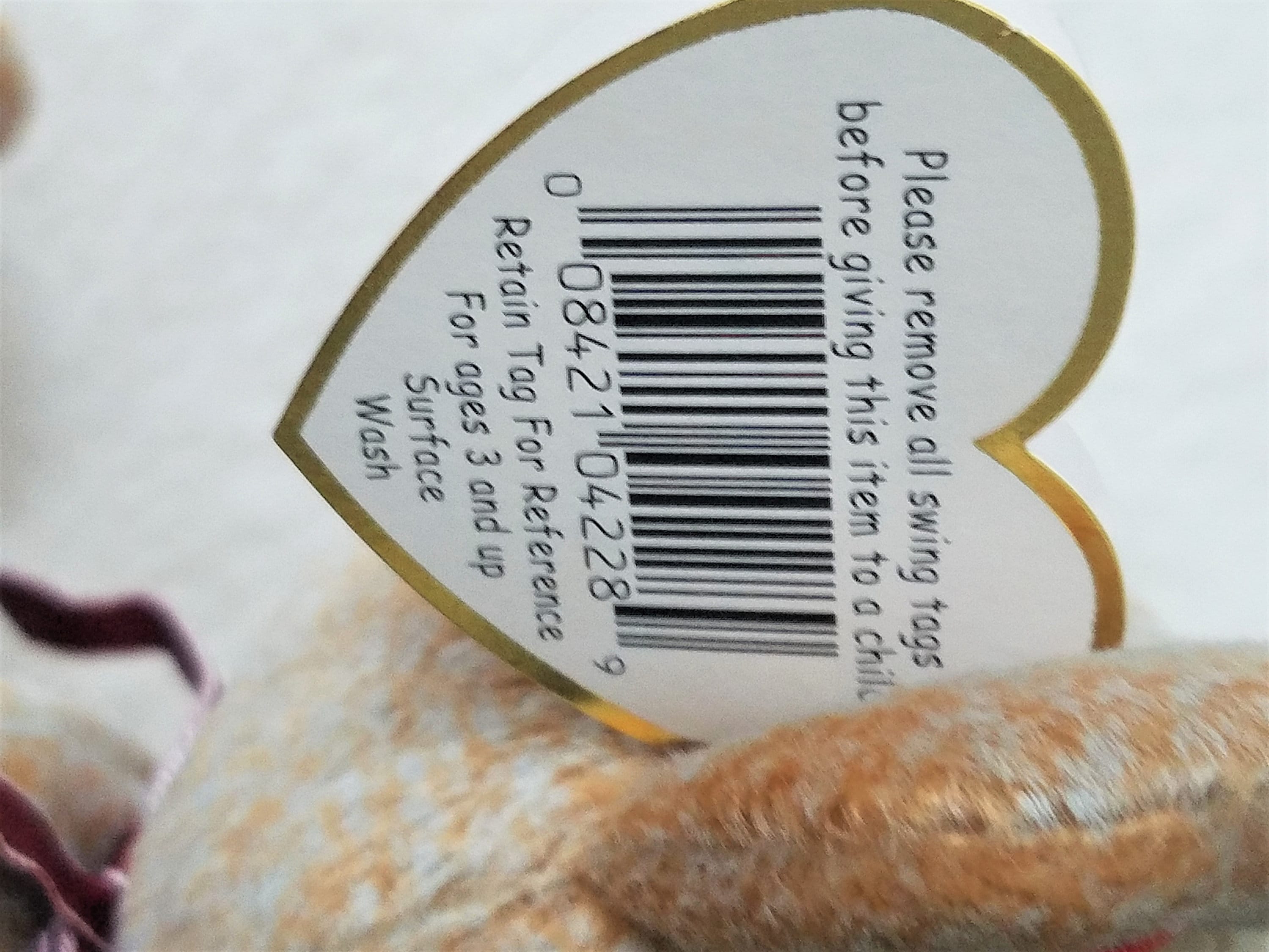 Original Signature TY Beanie Baby With Tag Errors Gosport Misspelled NO ...