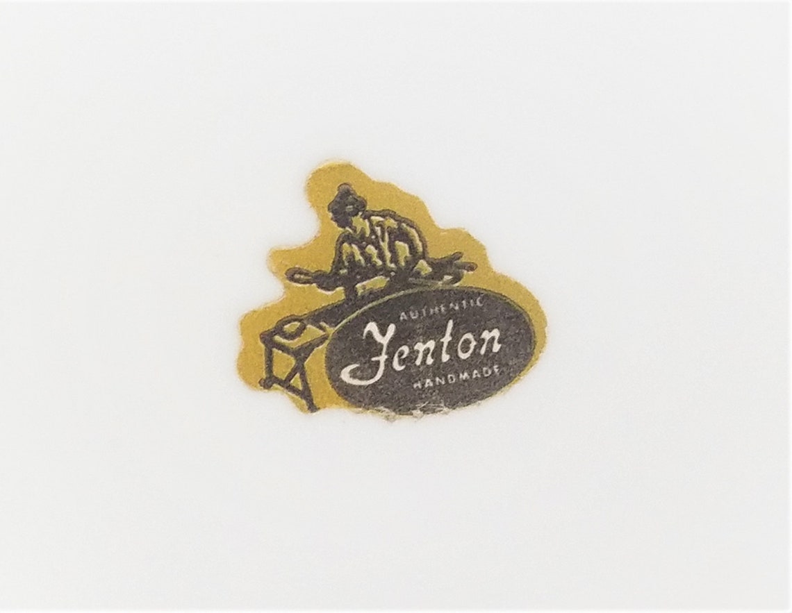 Authentic Hand Made Fenton Glass White Basket Unique Gift - Etsy