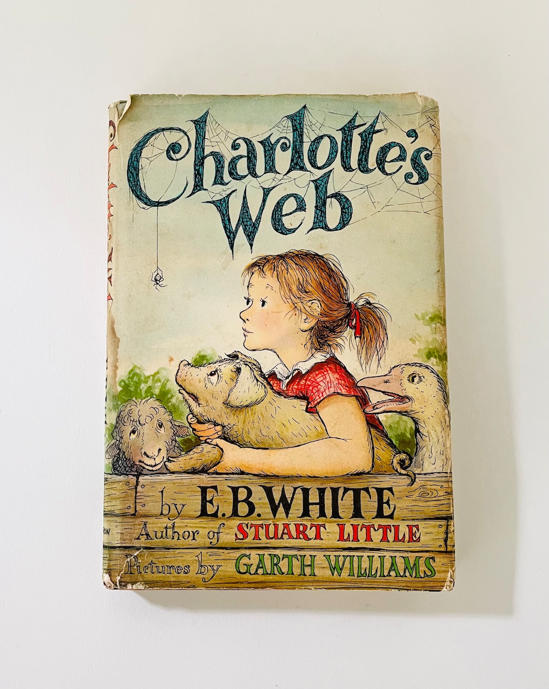 1952 Charlottes Web Book Reprint by EB White, Original Dust Jacket ...