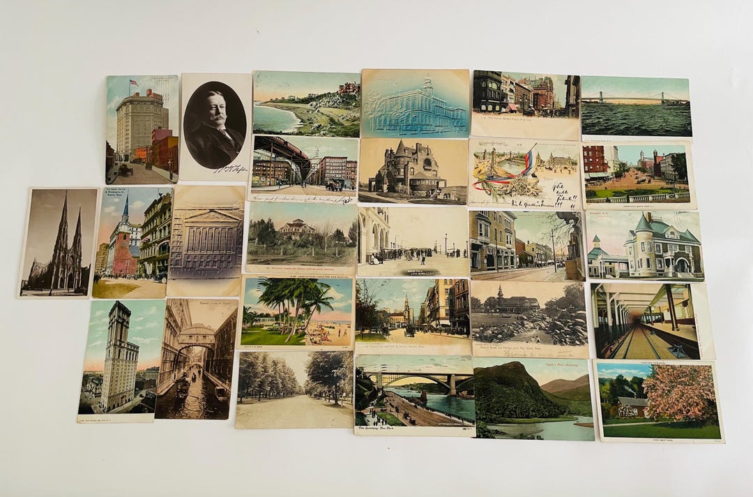 27 Unique 1907-1908 Postcards, Memorable Gift for Mom, Collectible ...