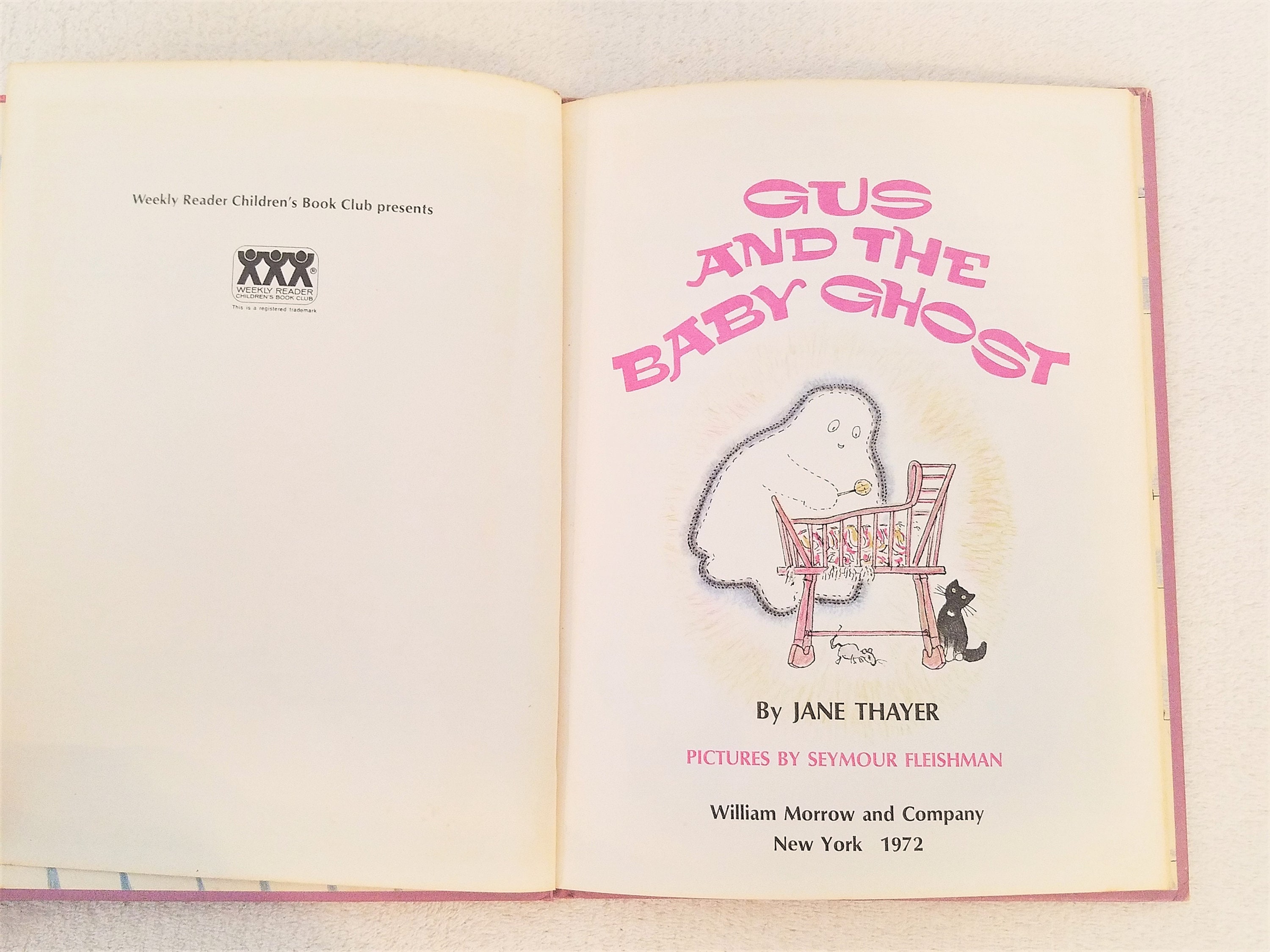1972 Gus and the Baby Ghost Vintage Children's Book by Jane Thayer, New ...