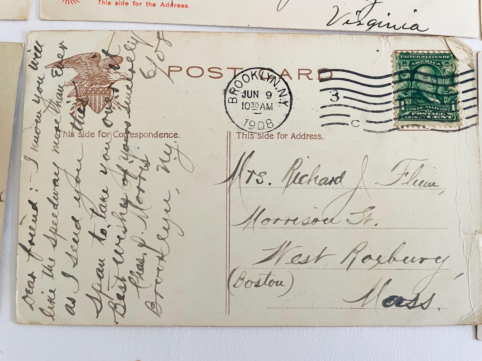 27 Unique 1907-1908 Postcards, Memorable Gift for Mom, Collectible ...