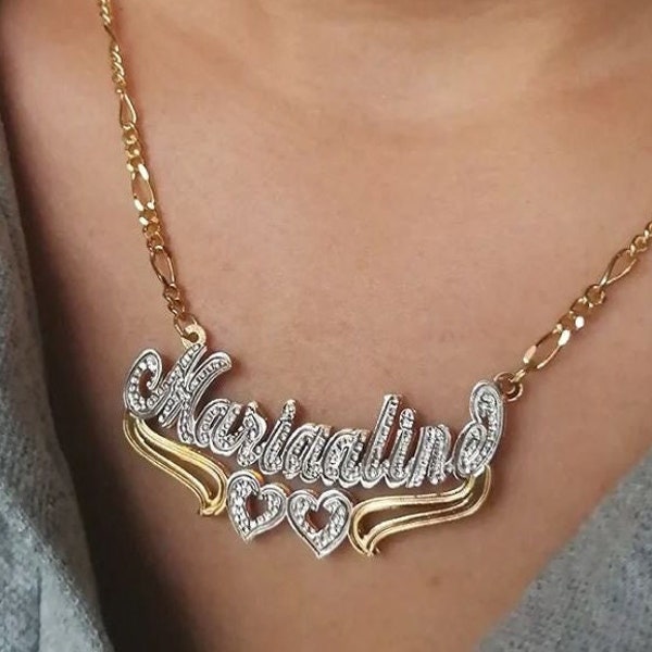 Nameplate Necklace - Etsy