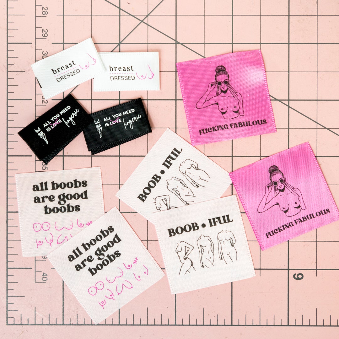 Bra Making Satin Sewing Labels, 1 Pack (2 Each) - Etsy