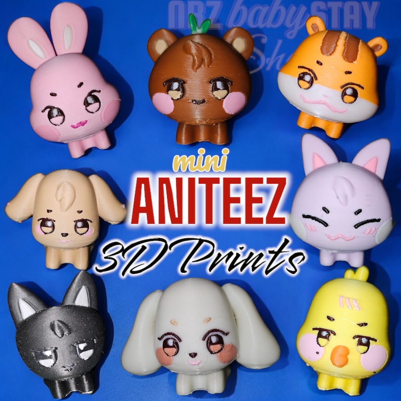 Stray Kids Skzoo Mini 3D Print Figures - Etsy