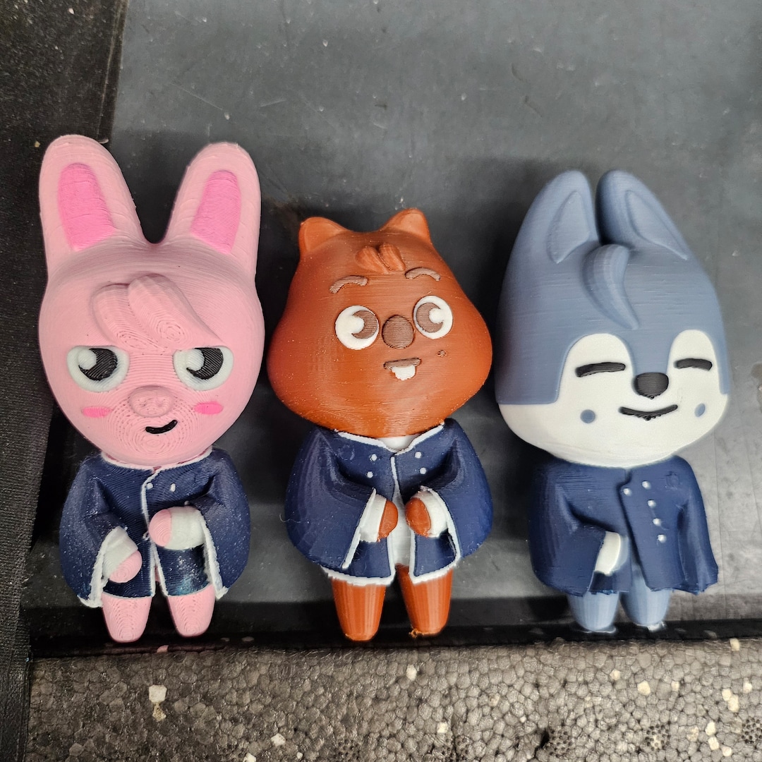 Stray Kids 3D Print Figures, Magic School Fanmeeting, Stray Kids Merch,3d Collectible, Skzoo 3D ...