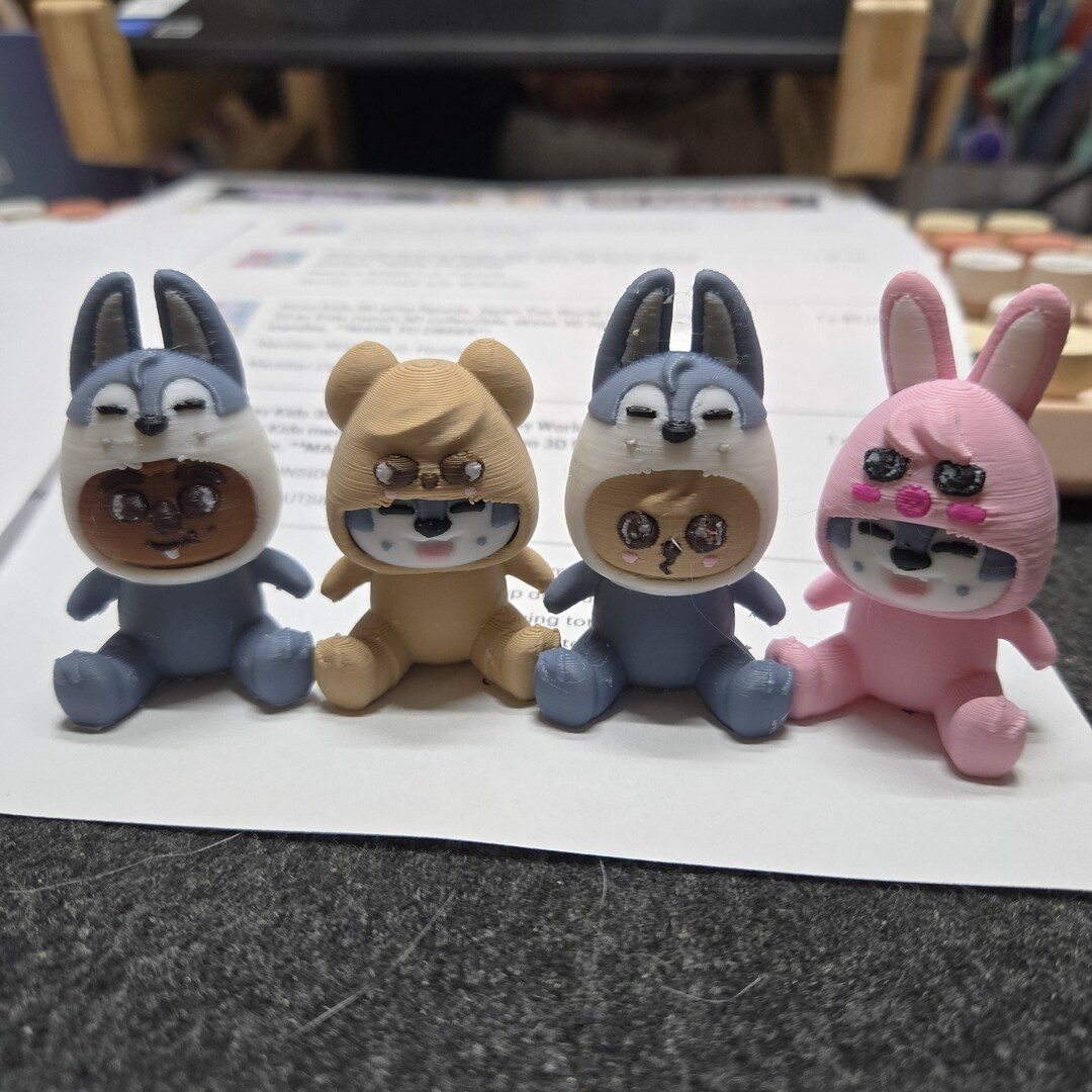 Stray Kids 3D Print Figures, Japan Toy World Fanmeeting, Stray Kids Merch,3d Collectible, Skzoo ...