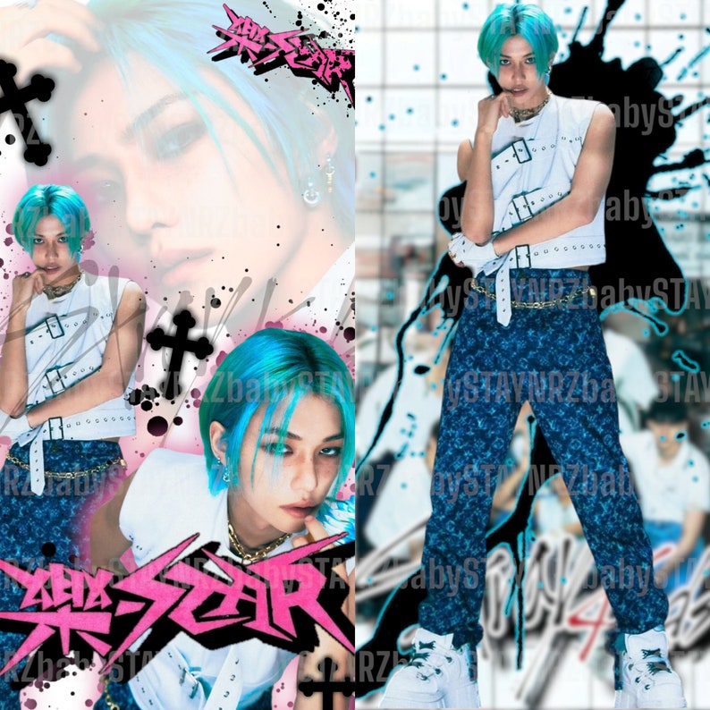 Stray Kids Rockstar Set of 18 Phone Wallpaper Backgrounds 樂-STAR BUNDLE ...