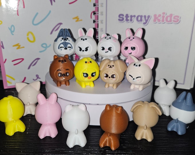 Stray Kids Skzoo Mini 3D Print Figures - Etsy Canada