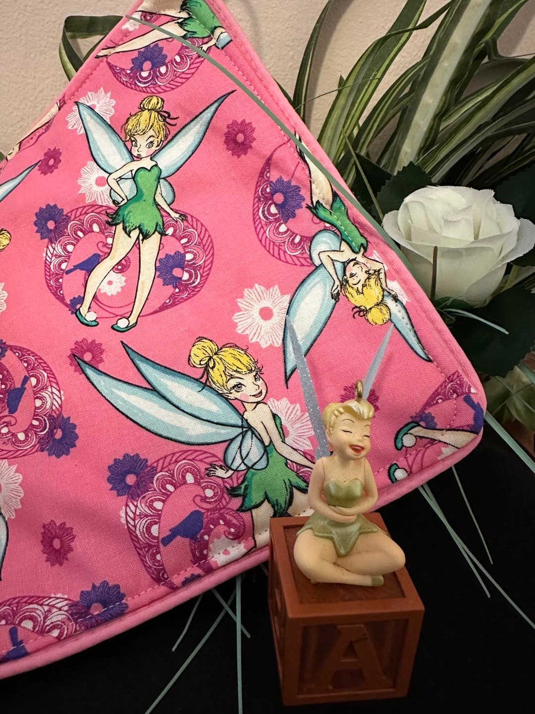 TINKERBELL PINK Pot Holder reversible - Etsy