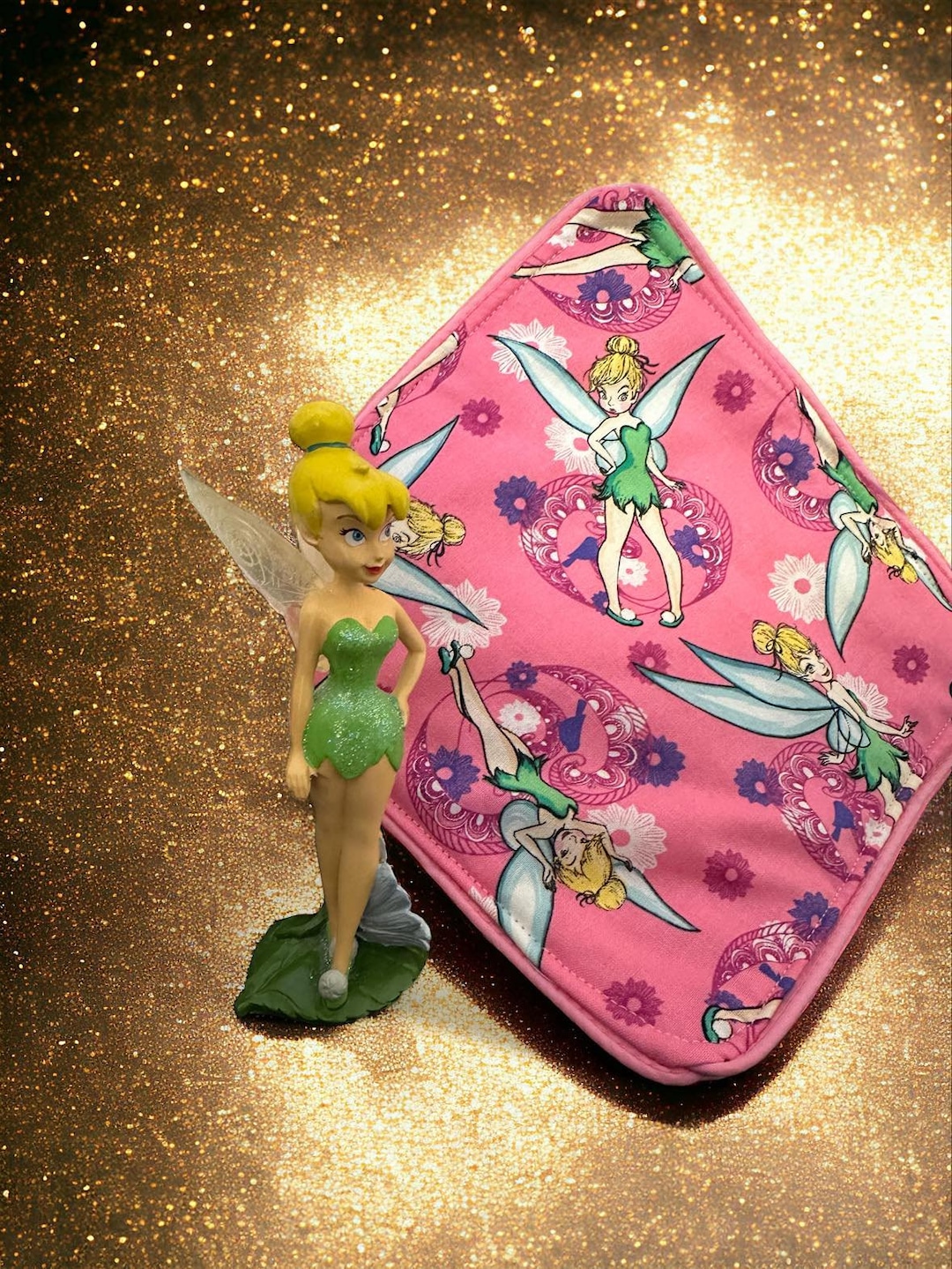 TINKERBELL PINK Pot Holder (reversible) - Etsy