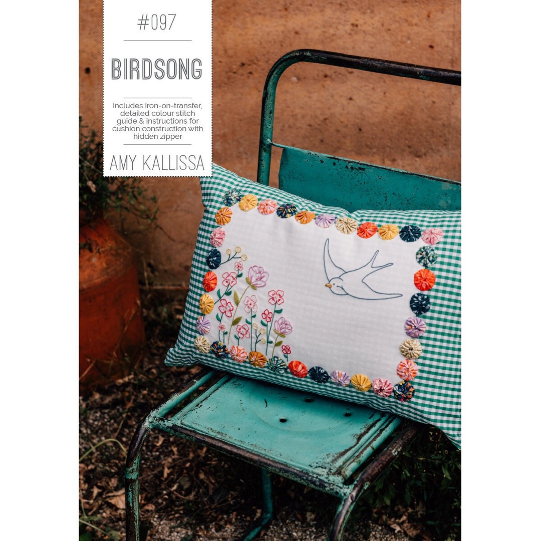 Birdsong Cushion Pattern - Etsy