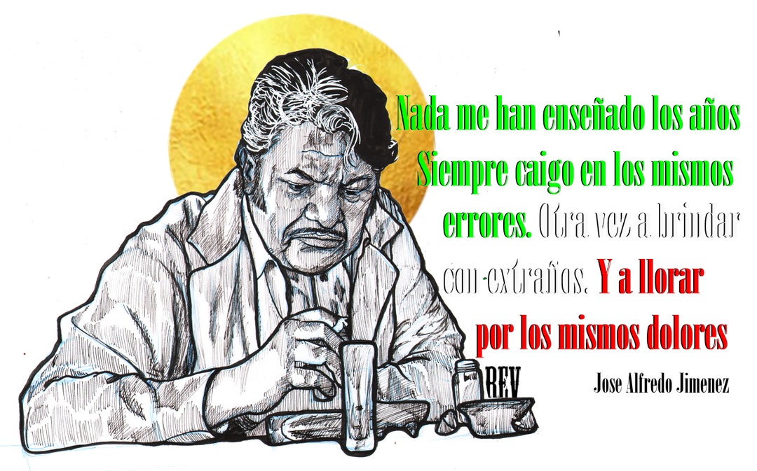 Jose Alfredo Jimenez Sticker - Etsy
