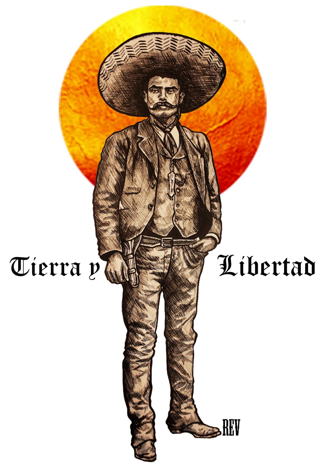 Emiliano Zapata Sticker - Etsy