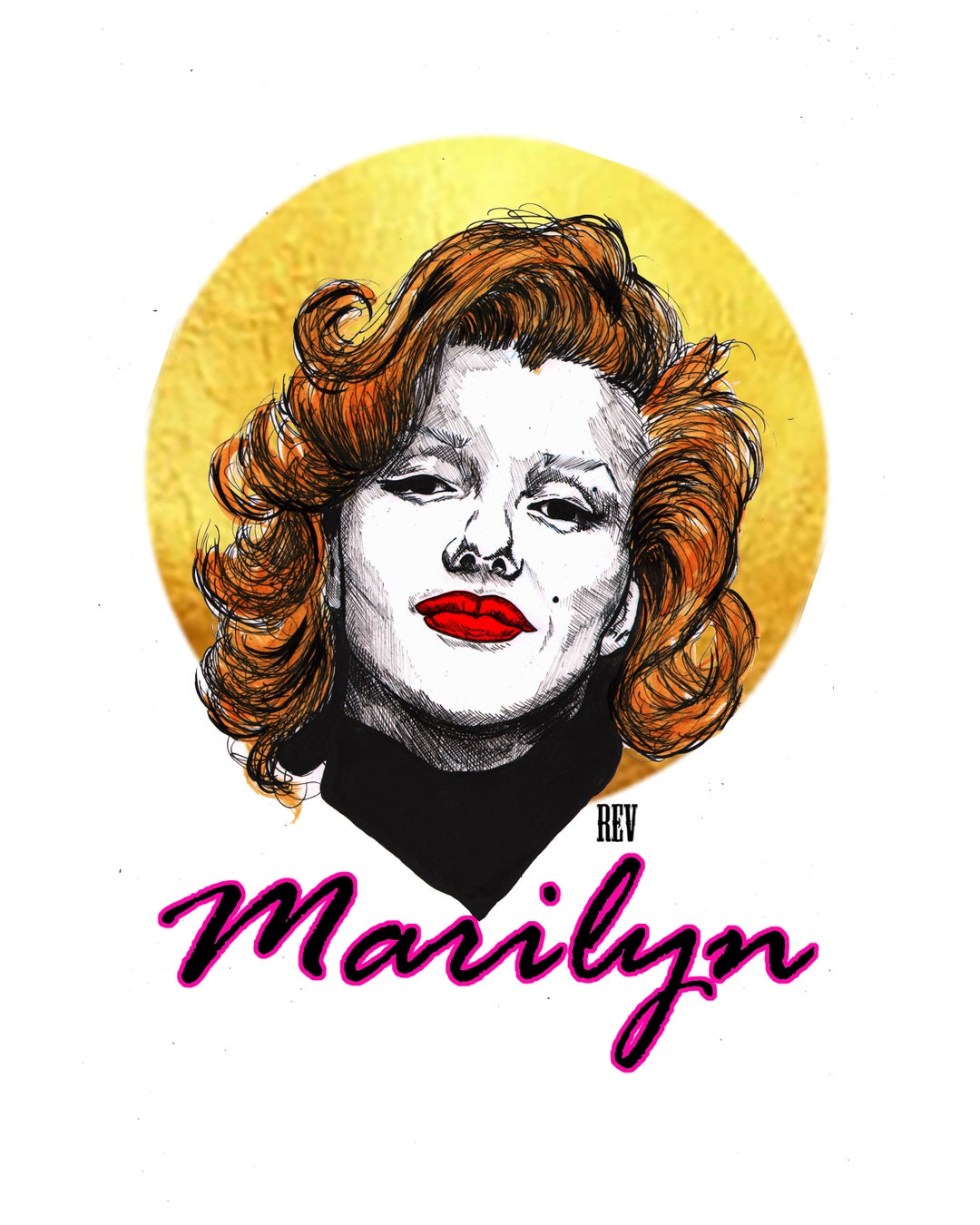 Marilyn Monroe Sticker - Etsy