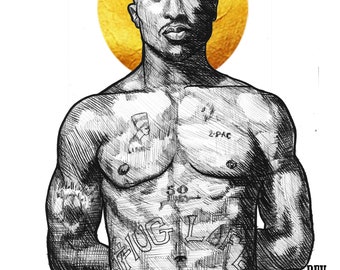 Tupac Sticker, 2pac Shakur Decal, Tupac Png, Tupac Print, Tupac Gifts ...