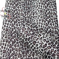 Hologram Transparent Leopard Print Plastic Vinyl Fabric 54" Wide ...