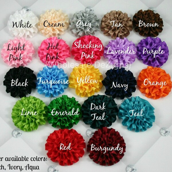 Satin Ribbon Flowers - Etsy