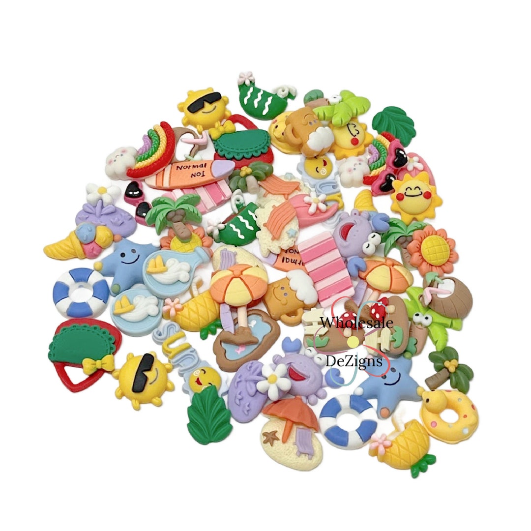 Summer Themed Resins - Grab Bag - Cabochons - Tropical Kawaii ...