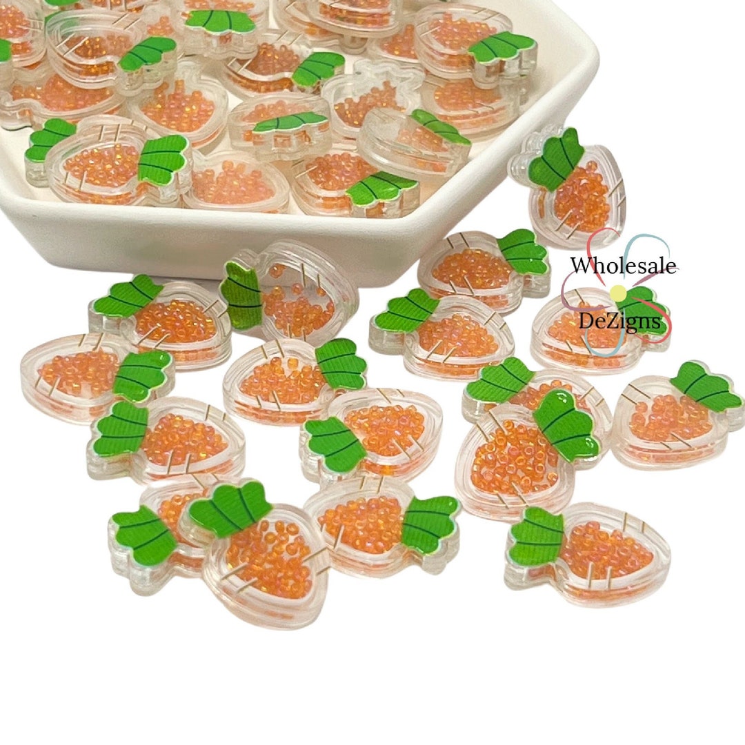 Carrot Shakers With Beads Inside, Mini Easter Shaker, Orange Shaker ...