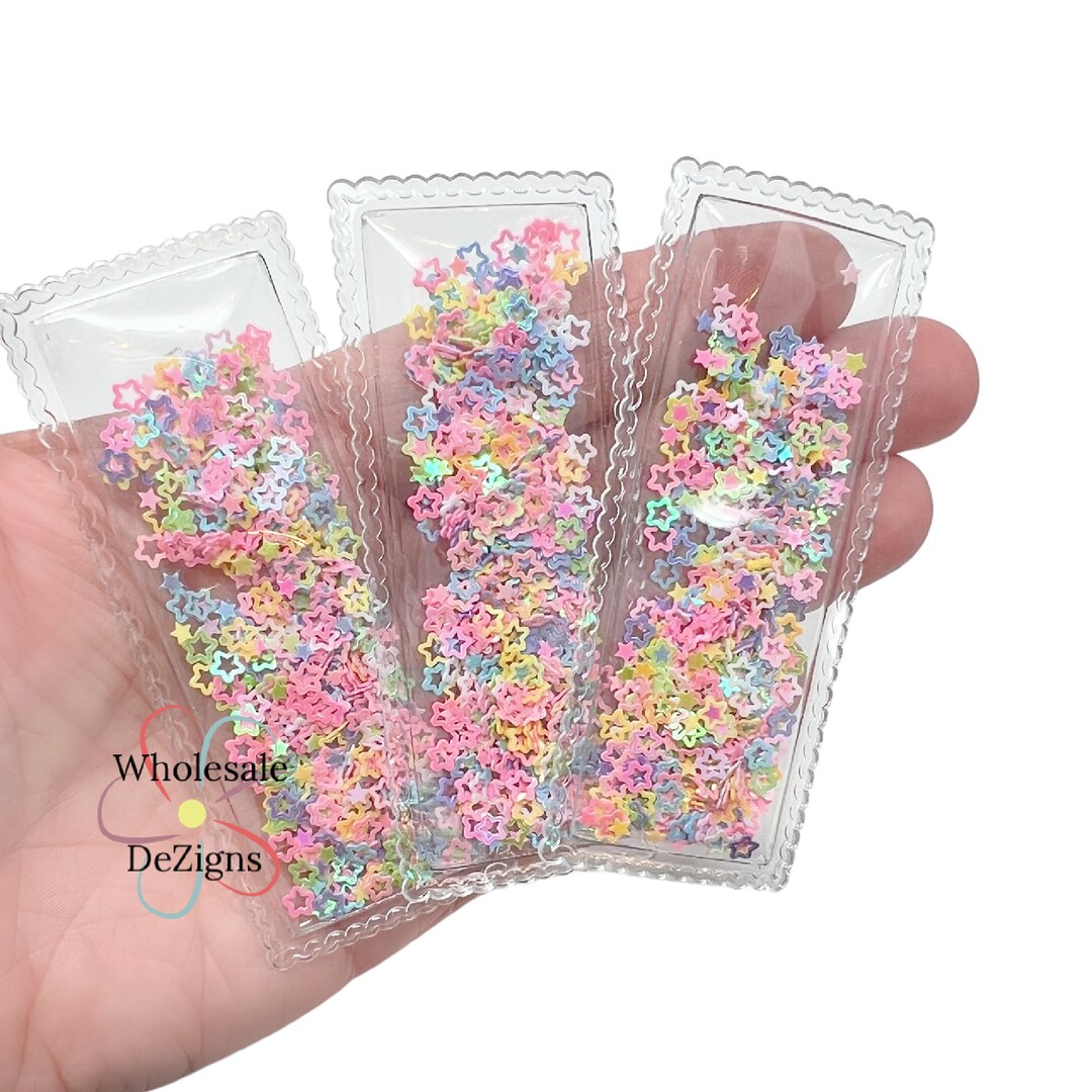 Scalloped Edge Rectangle Shakers With Cutouts to Add a Clip | Pastel ...