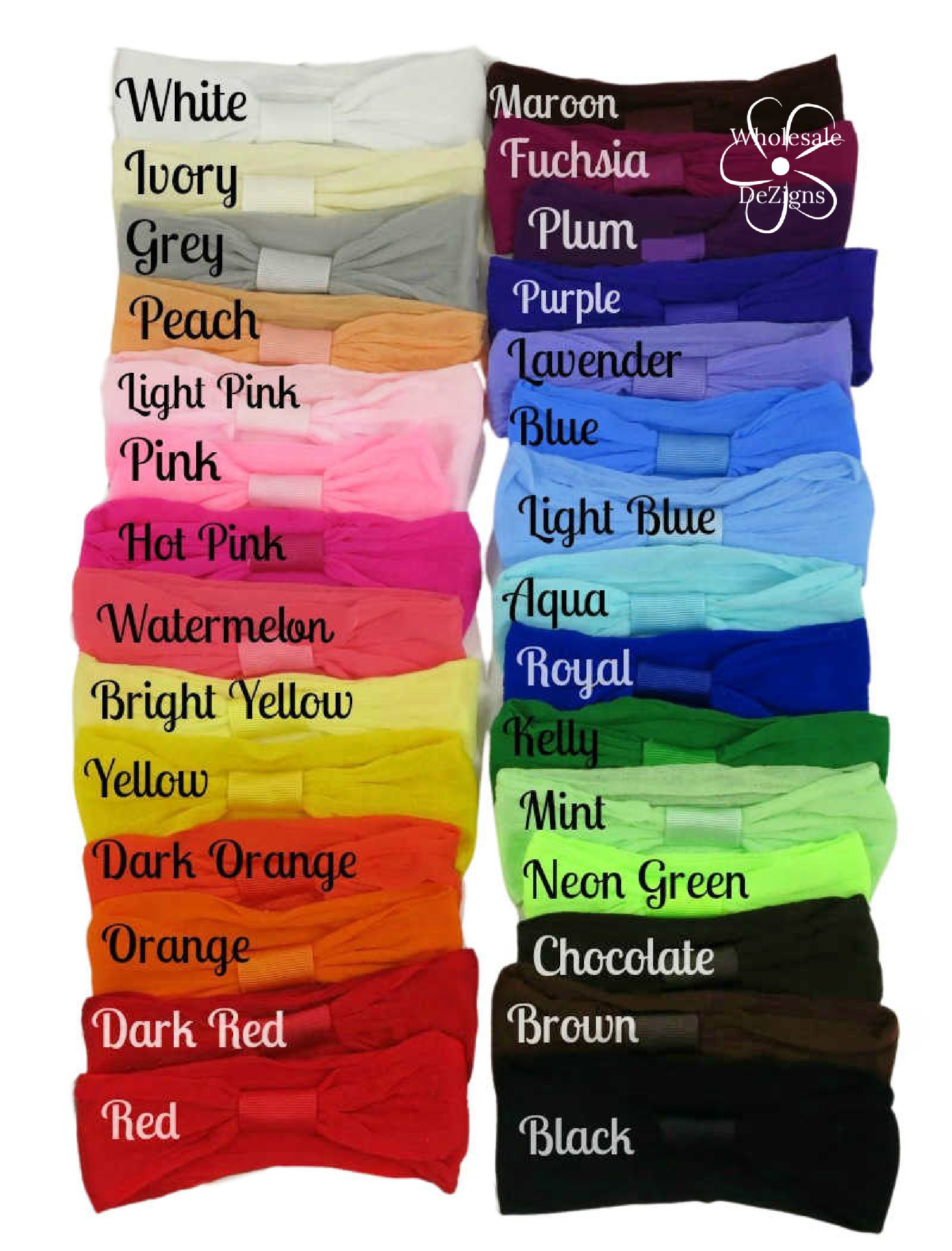 Nylon Elastic Headbands 2.5 Wholesale Headbands Your - Etsy