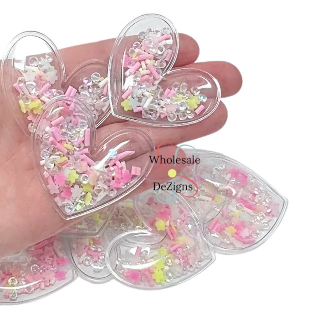 Heart Shakers Pastel Mixed Shaker Hearts Beads Valentines Confetti ...