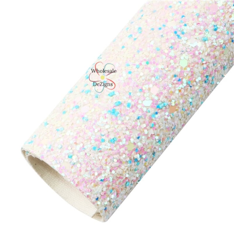Iridescent White Glitter - Etsy