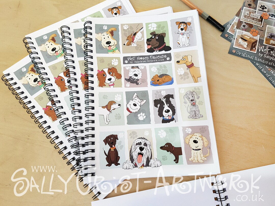 Notepad - Wet Nosed Friends Character Jotter Pad - Etsy