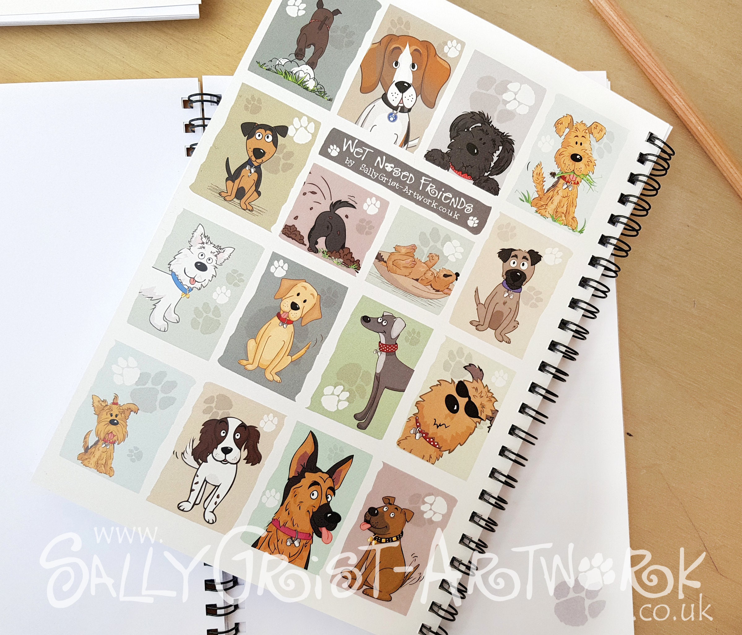 Notepad Wet Nosed Friends Character Jotter Pad - Etsy UK