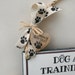 Handmade Wooden Door Sign for Dog (and Human) in Training. - Etsy
