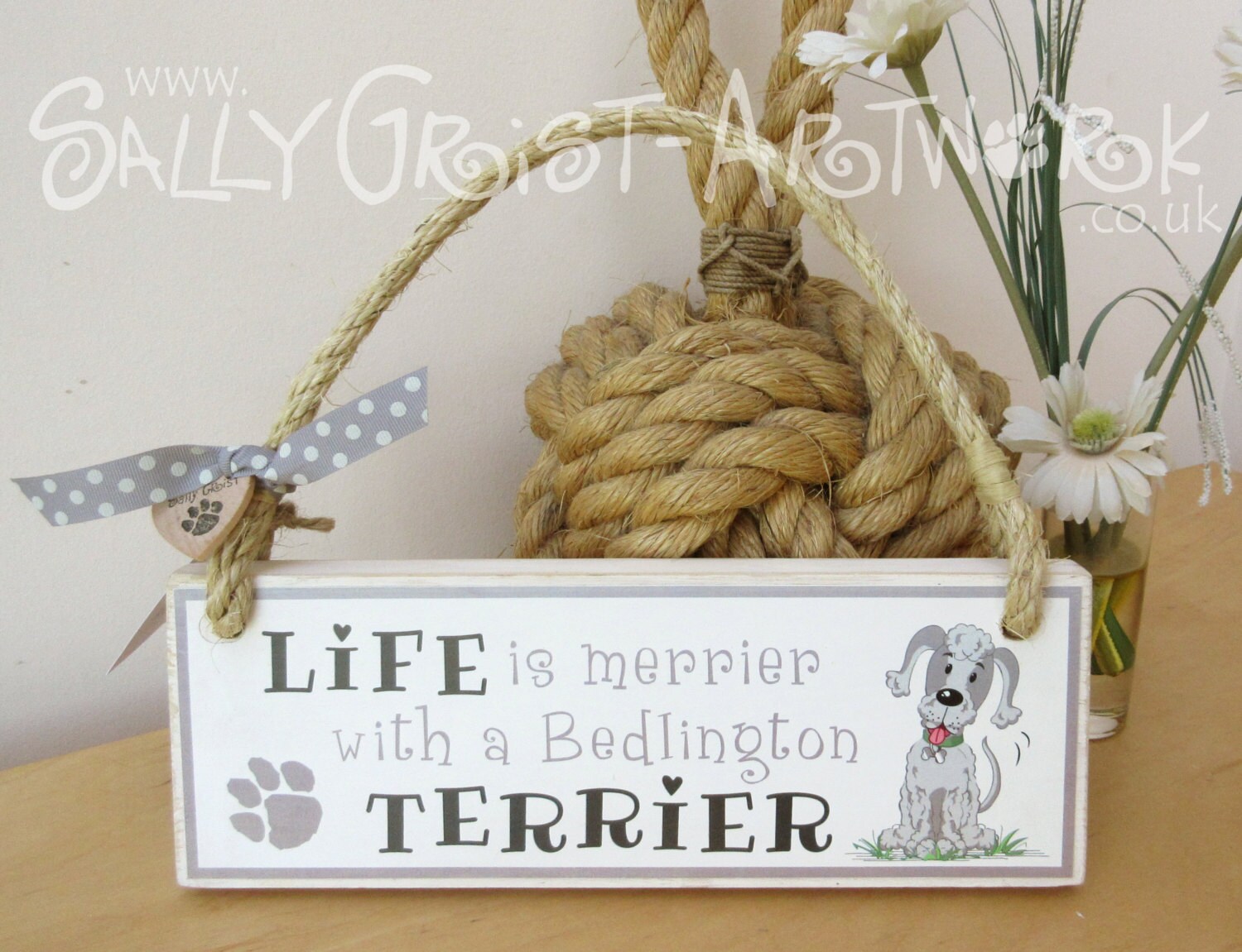 Custom Sign With Your Terrier's Name and Type - Life is Merrier! - Etsy UK